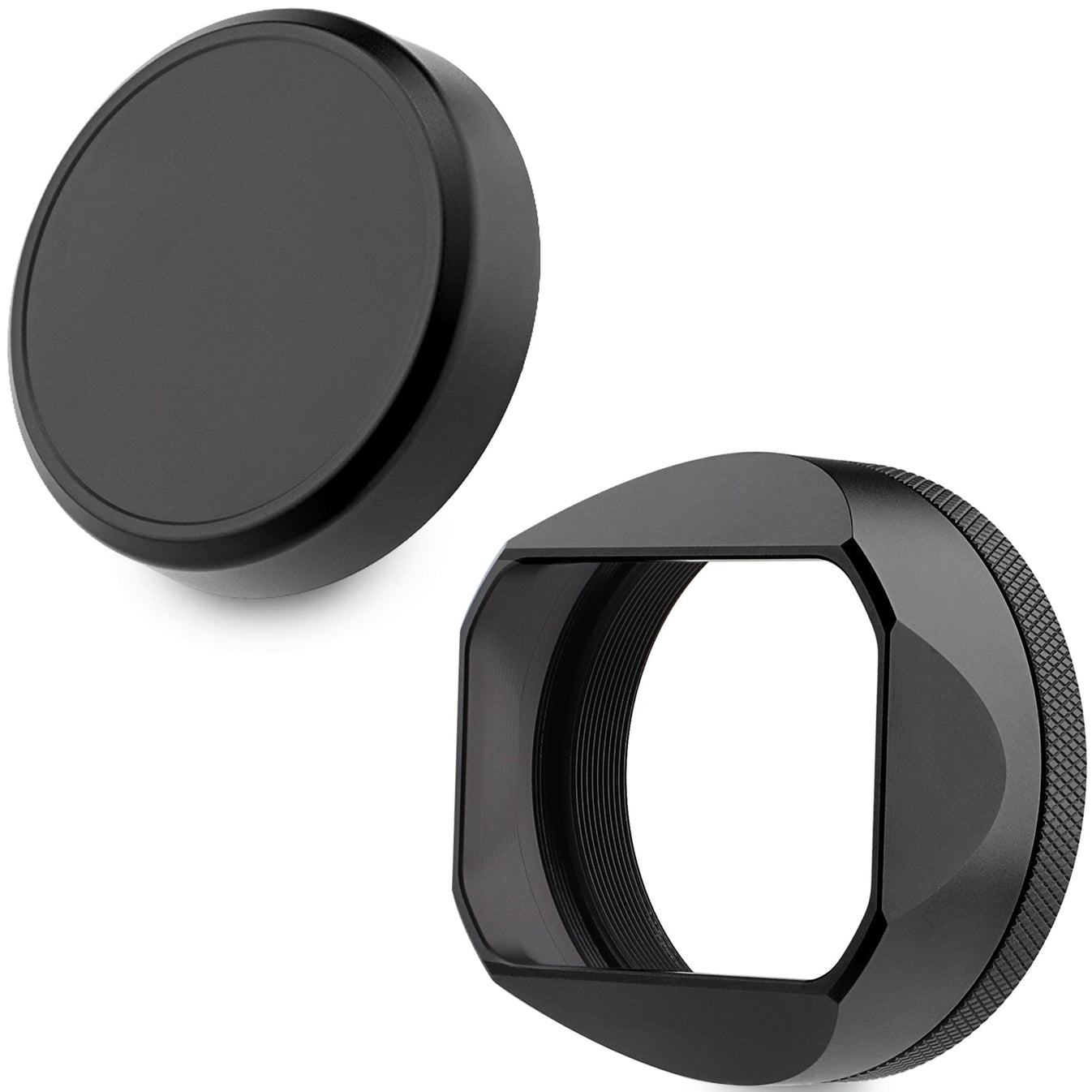Haoge Square Metal Lens Hood for Fujifilm X100VI Fuji X100V X100F X10 ...