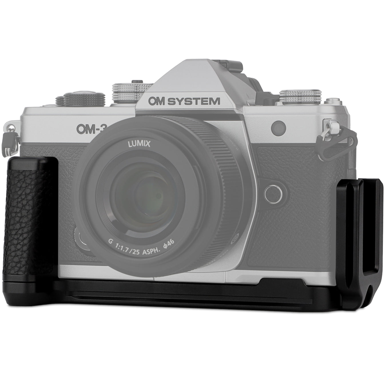 Haoge HG-OM3 Camera Bracket Holder Hand Grip for OM SYSTEM OM-3 Camera ...