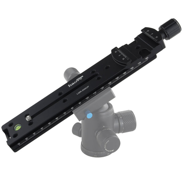 Haoge 200mm Nodal Slide Double Dovetail Focusing Rail Plate with Meta ...