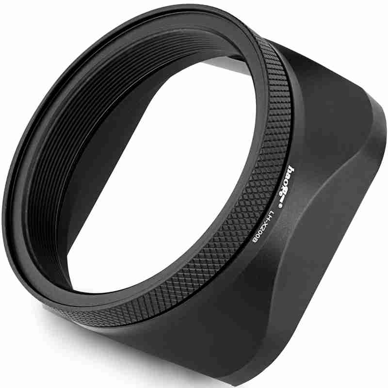 Haoge Metal Square Lens Hood for Fujifilm X100VI Fuji X100V X100F wi ...